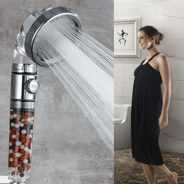 360 Degrees Adjustable Rotating Shower Head Water Saving Shower Head 3 ...