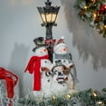 Battery Operated Lighted Snowman Carolers Figurine - Walmart.com