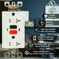 ANKO GFCI Outlet, 20A 125V White Tamper-Resistant Electrical Outlet ...