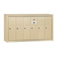 Salsbury Industries 3506ASU Vertical Mailbox - 6 Doors - Aluminum ...