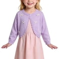 ATOGUTA Girls Sweater Cardigan with Button Long Sleeve Shrug Sweaters ...