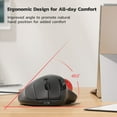 Nulea M501 Wireless Trackball Mouse, Rechargeable Ergonomic, Easy Thumb ...