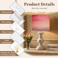 Cloud Drum Lampshades Set of 2 13"x13"x10" Flock Birds Silhouette Pink ...
