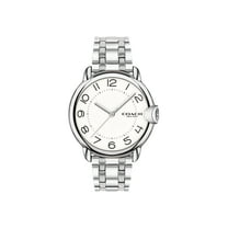 Coach Women's Madison Stainless Steel Bracelet Watch, White Dial ...