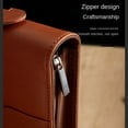 Zippered Portfolio Organizer, Leather Padfolio Binder, Professional ...