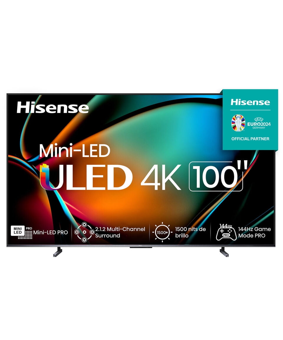 Tv 100 Pulgadas Hisense Clase U8 Series Mini-Led 4K UHD Qled Google ...