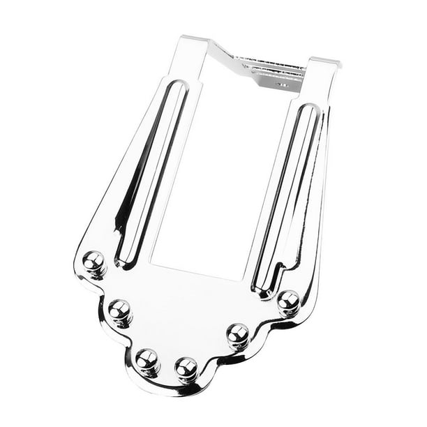 Metal Tailpiece Bridge with Screws for Archtop Electric Guitar ...