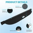 WheelX Retractable Cargo Cover Compatible with Toyota Corolla Cross ...