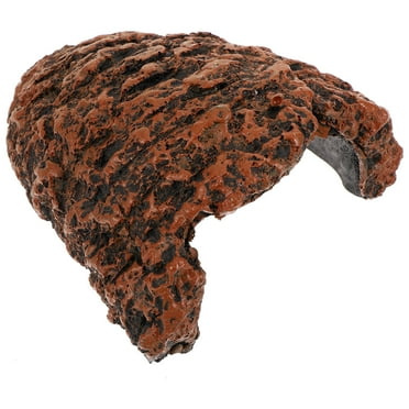 Bearded Dragon Hide Cave Safe Gecko Hides Artificial Birch Log for ...