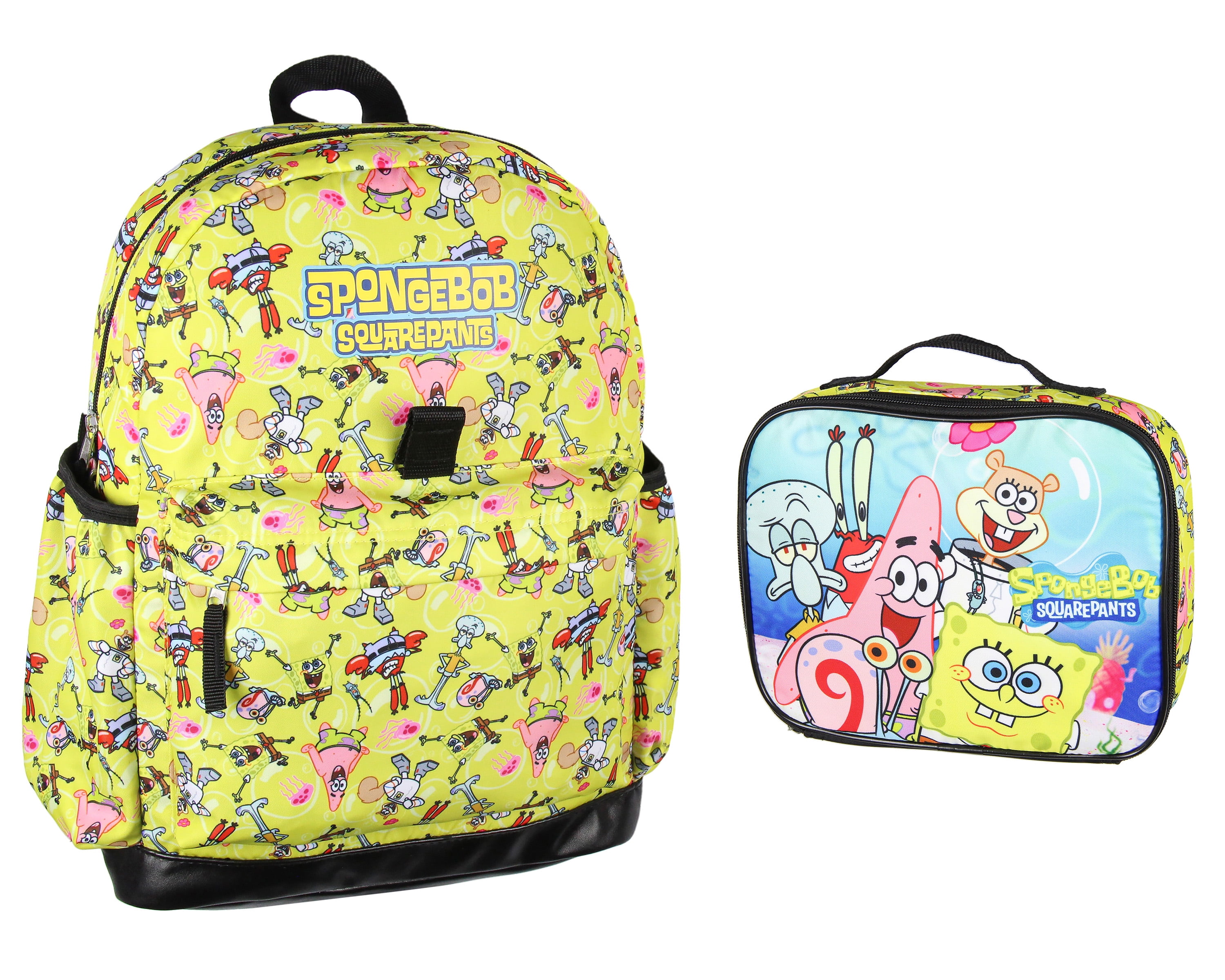 Nickelodeon SpongeBob SquarePants Characters 2 Pc Lunch Box Backpack ...