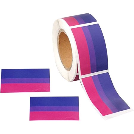JOYWEI Bisexual Pride Rectangle Stickers for PRIDE Month - Wholesale Bi ...