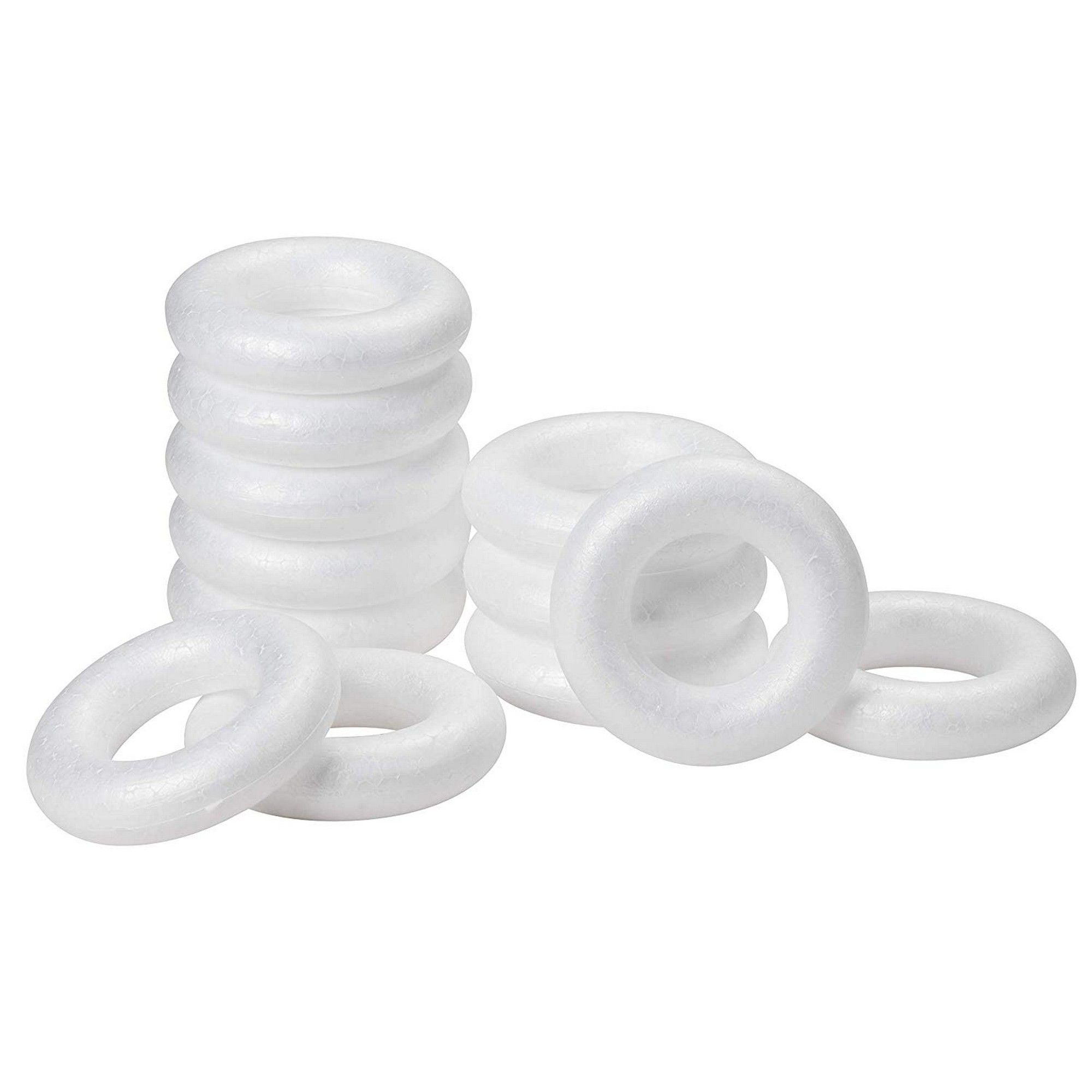 Craft Foam Wreath 12 Pack Polystyrene Foam Ring For DIY Arts And craft-foam-wreath-12-pack-polystyrene-foam-ring-for-diy-arts-and
