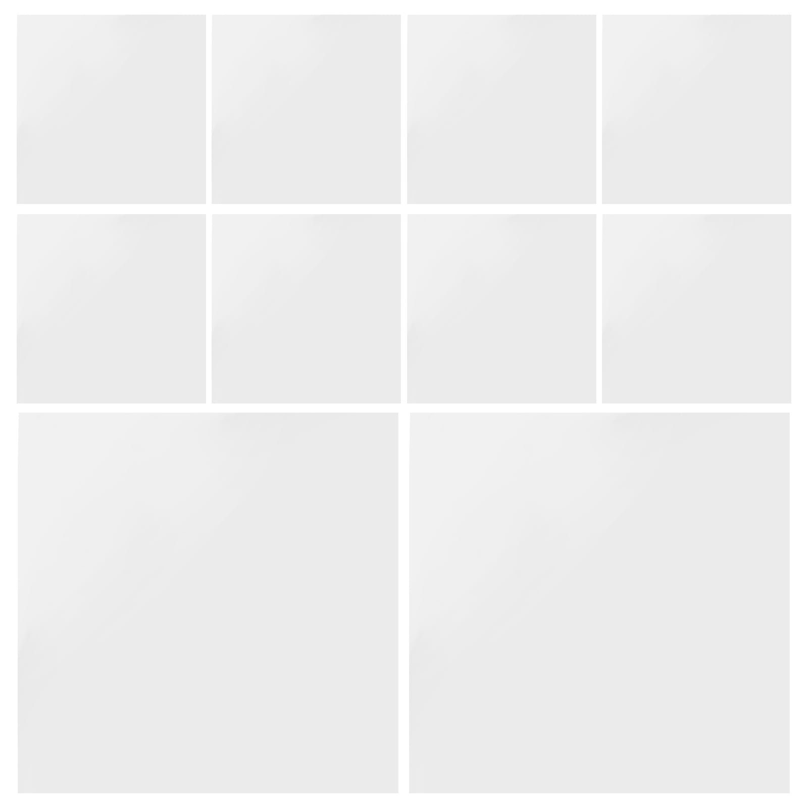 Click here for Alvinma 10 Sheets Mirror Stickers Self-Adhesive Mi... prices