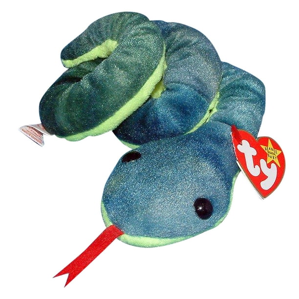 Ty Beanie Baby: Hissy the Snake | Stuffed Animal | MWMT - Walmart.com