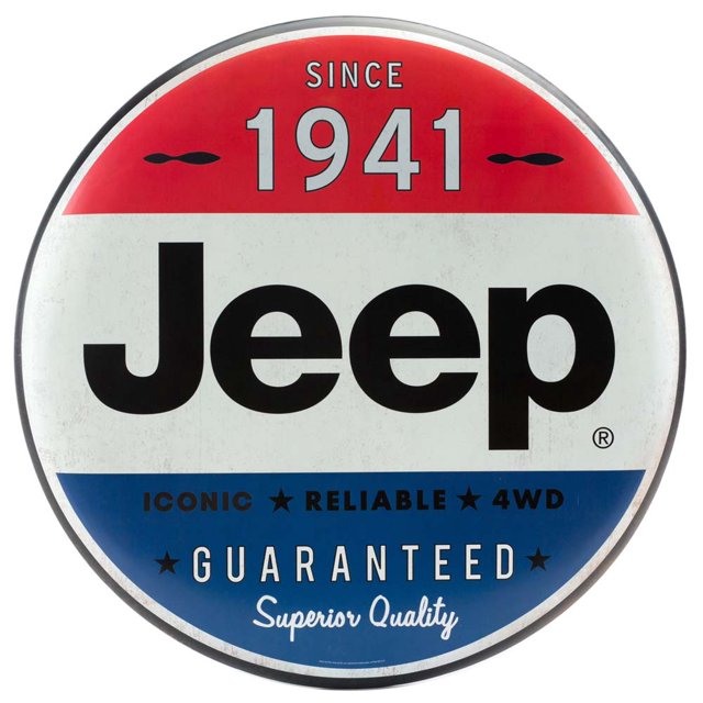 Jeep 24 Inch Metal Button - Walmart.com