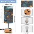 BZSMCE Astronaut Space Printed 3 Color Touch Control Table Lamp Linen ...