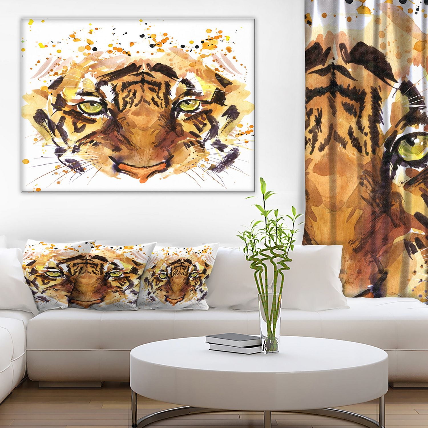 Click here for Designart Design Art Eyes With Fire Canvas Print I... prices