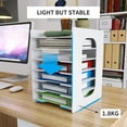Natwind 7-Tier Office File Organizer for Desk Desktop A4 Letter Paper ...