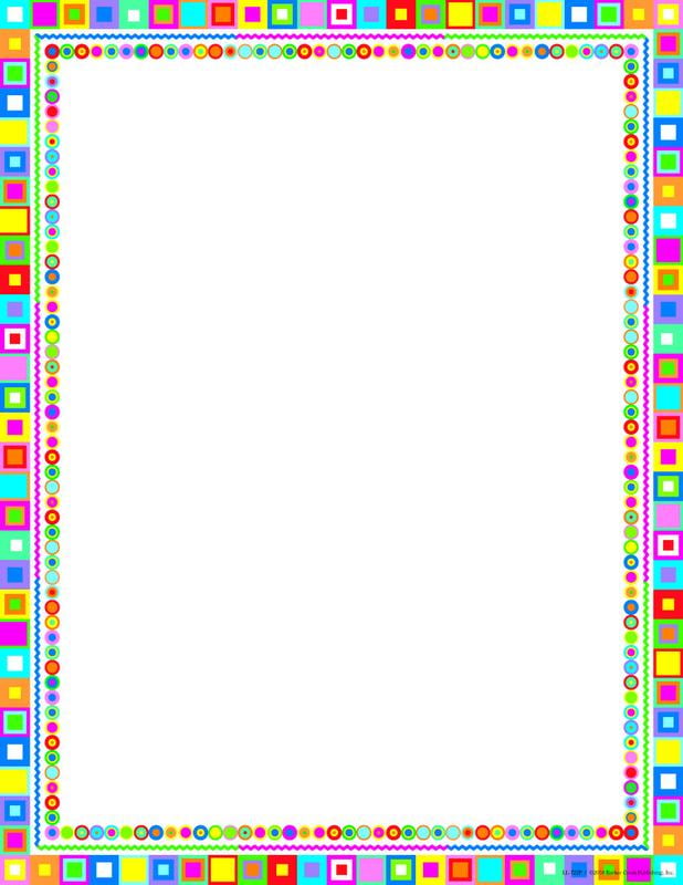 Barker Creek Retro Design Computer Paper, 8-1/2 x 11 Inches, 50 Sheets ...