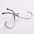 Agstum Flexible Optical Hingeless Gold Eyeglasses Titanium Rimless ...