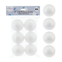 Juvale 4 Inch Foam Balls for Crafts 12 Pack White Polystyrene Spheres ...