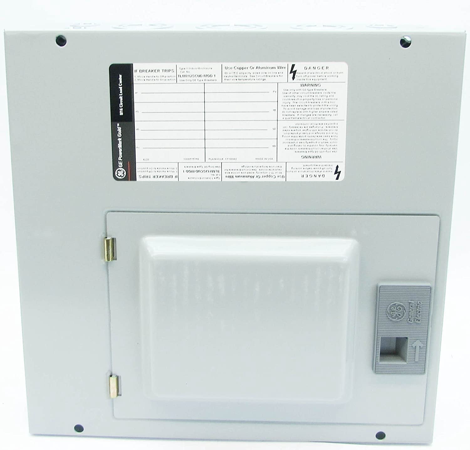 GE TLM812SCUD 8 Circuit Nema 1 Convertible Main Loadcenter - Walmart.com