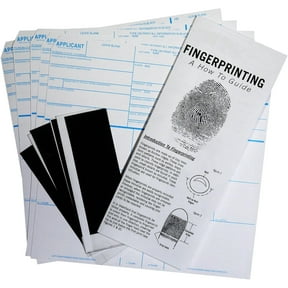 FBI Standard FD-258 Fingerprint Cards for Employment and Immigration ...