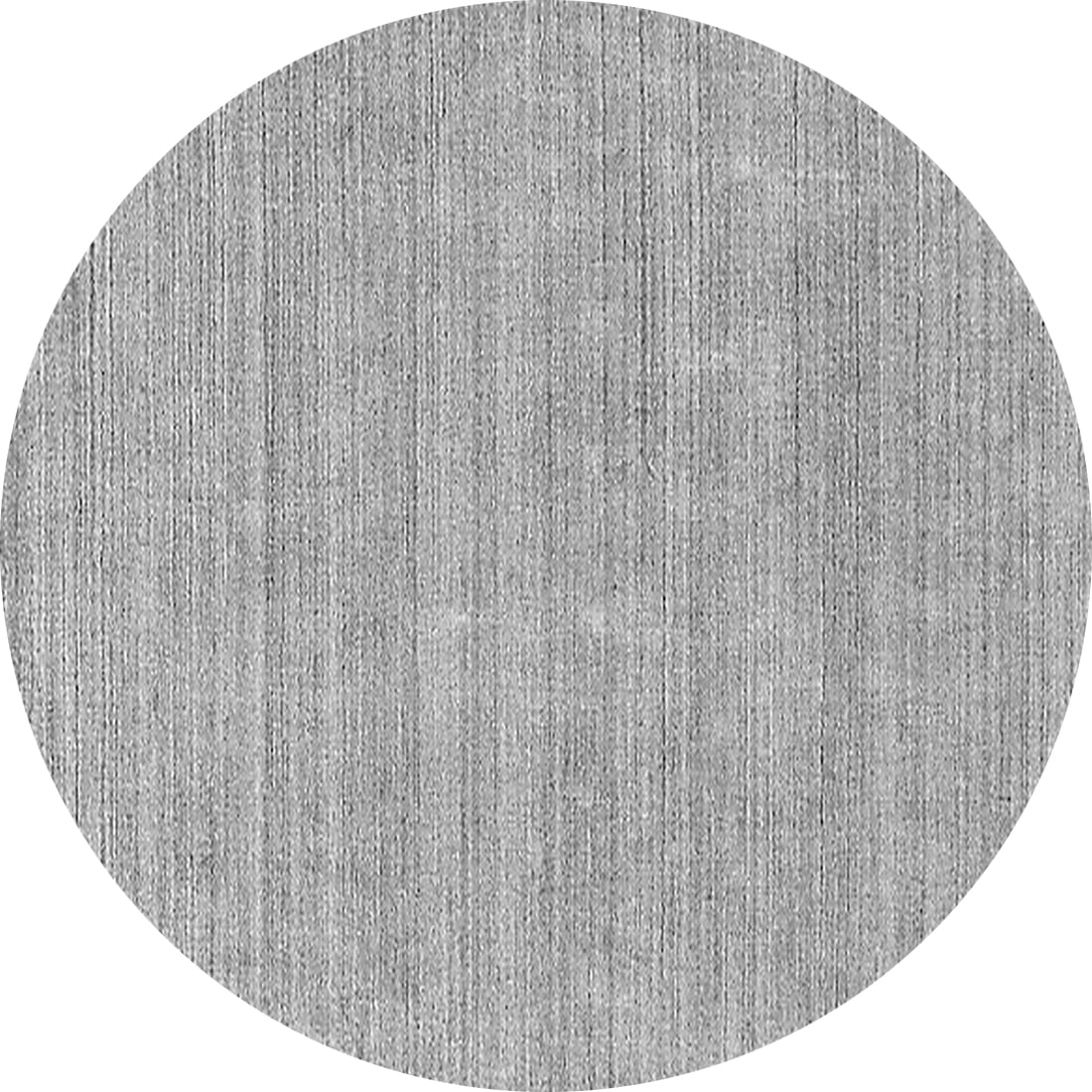 Ahgly Company Indoor Round Solid Gray Modern Area Rugs, 6' Round ...