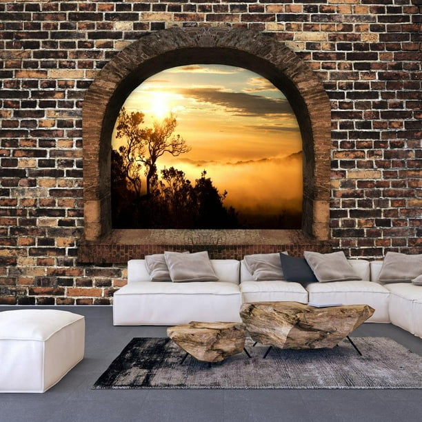 Tiptophomedecor Peel and Stick Nature Wallpaper Wall Mural - Stony ...