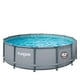 Funsicle 14 ft Oasis Round Above Ground Metal Frame Swimming Pool ...