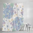 Blue Hydrangea Shower Curtains for Bathroom, Watercolor Hand-painted ...