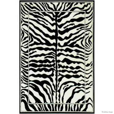 Contemporary Animal Print Area Rugs Modern Leopard Zebra Animal Skin ...