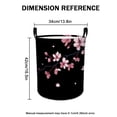 Cherry Blossom Branches Print Extra Large Foldable Laundry Basket ...