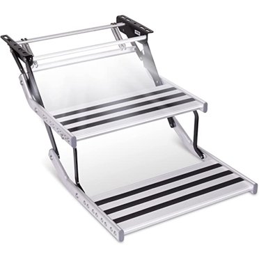 Brophy Products AS03 3-Step Aluminum RV Scissor Steps with 24" to 30 ...