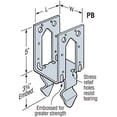 Simpson Strong-Tie Post Base PB44 - Galvanized Steel, Multicolor - Pack ...