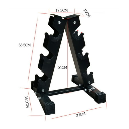 Steel Dumbbell Storage Racks 3 Tier Weight Racks For Dumbbells Weight ...