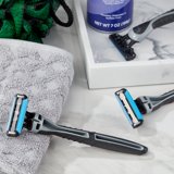 Equate Men's 3 Blade Disposable Razors, Sensitive (3 Count), Compare to ...