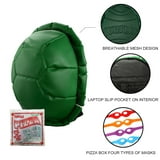 Teenage Mutant Ninja Turtles Shell Backpack With Masks & Pizza Pouch ...