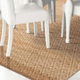 Superior Natural Diamond Geometric Coastal Area Rug, Brown - Walmart.com