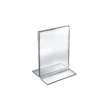 Azar 112740 3.5" W x 2.5" H L-Shaped Acrylic Sign Holder, 10Pack ...