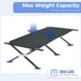 Sweetcrispy Collapsible Camping Cot for Adults, 73" x 36" Portable ...
