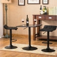 Adjustable Bar Table and 2 Stool Combo / Black Square Design, 360 ...