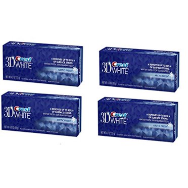 Crest 3D White Toothpaste Radiant Mint Pack of 3 Net Wt. 2.5 Oz ...