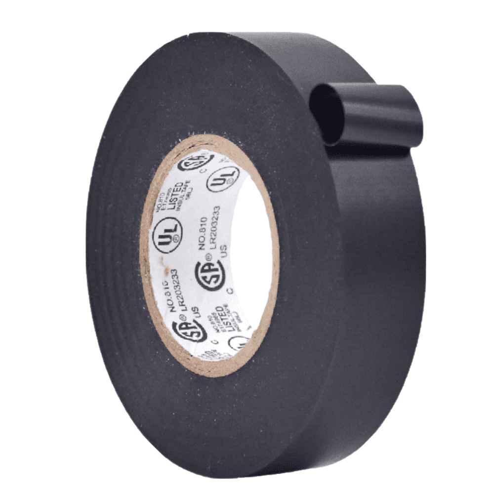 WOD Tape Black Electrical Tape General Purpose 3/4 in. x 66 ft. High ...