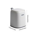 Mini Countertop Trash Can, Waste Can with Press Type Lid, Wastebasket ...