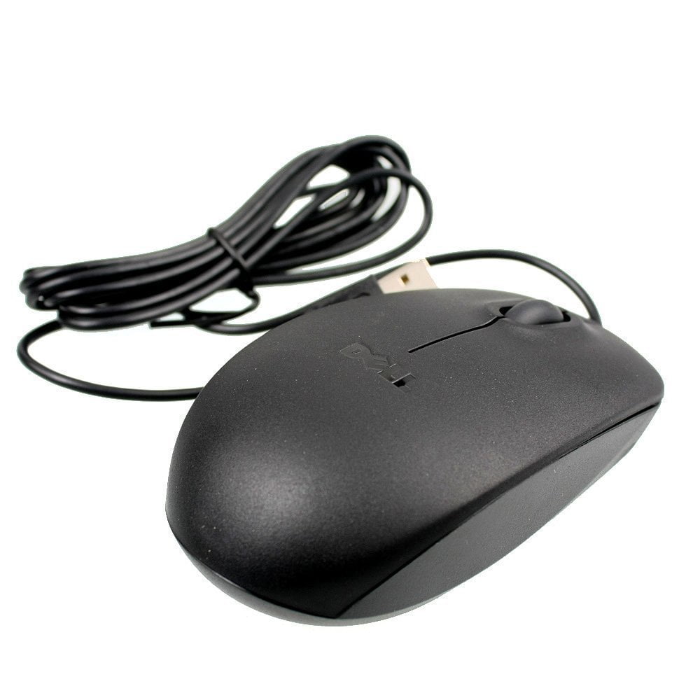 New Genuine Dell 09rrc7 Ms111 L Optical Usb Wired Scroll Mouse Mice