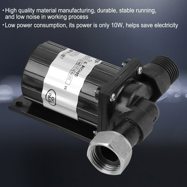 Brushless DC Submersible Water Pump DC12V 10W - Operate Inside/Outside ...