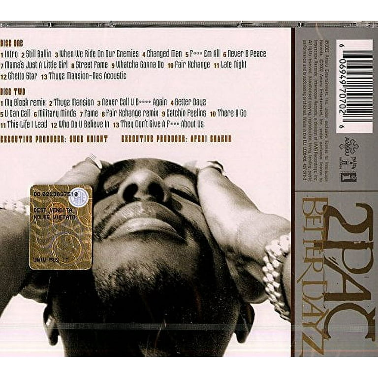 2pac Better Dayz Album Cover