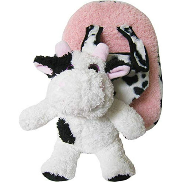 Kreative Kids Adorable Pink cow Plush Backpack w/Shiny Eyes and ...