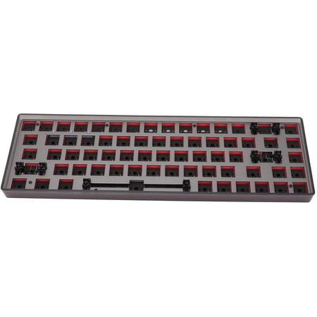 65% Modular DIY Mechanical Keyboard Kit, 68 Keys Hot Swappable 3pin ...